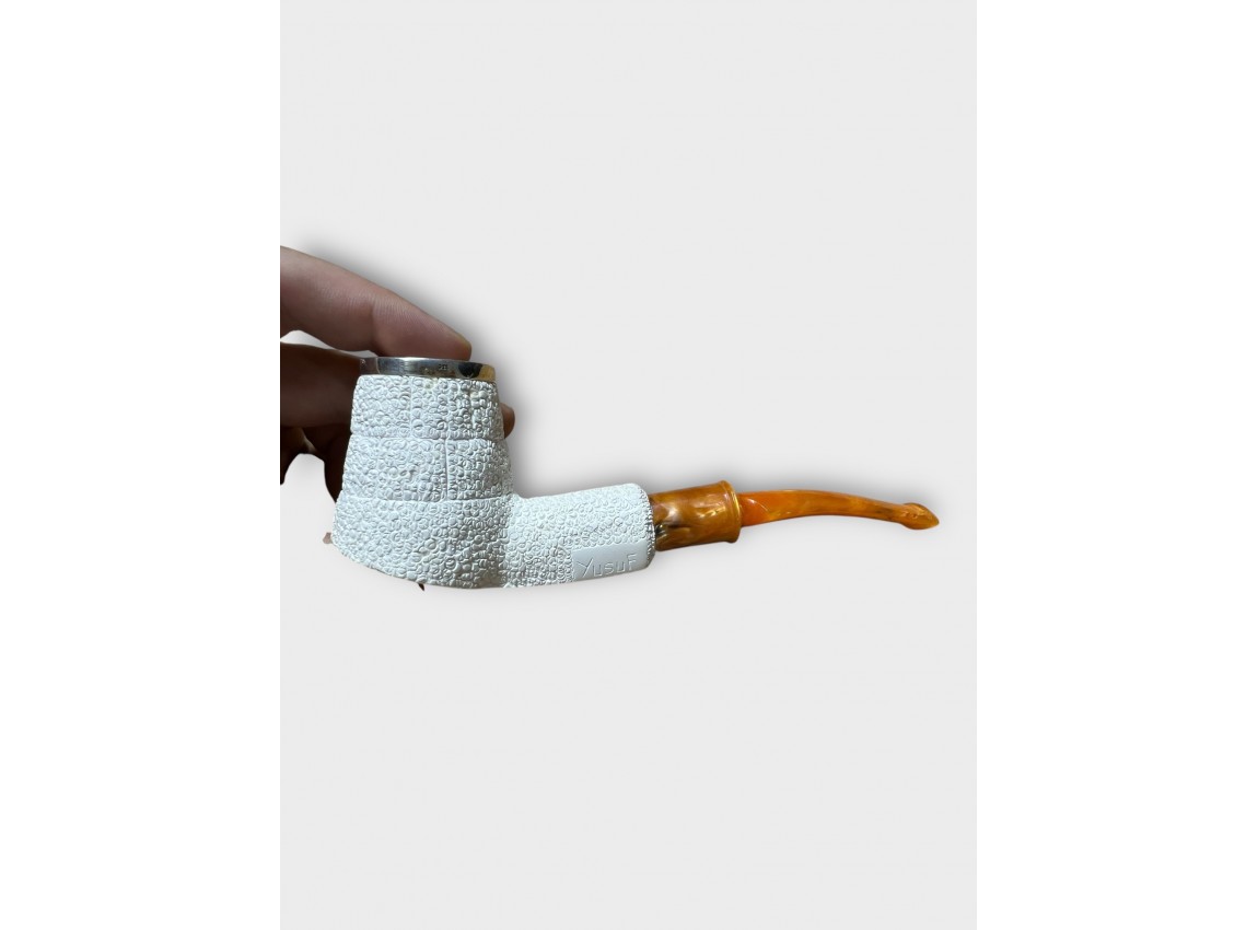 The Medium Bent Billiard Pipe – Classic Medium Bent Billiard Smoking Pipe